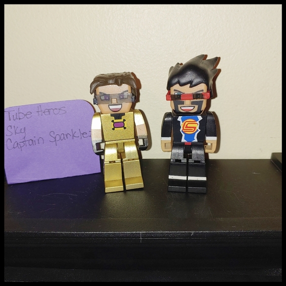 Toys | 3 For 1 Tube Heroes Sky And Captain Sparklez | Poshmark